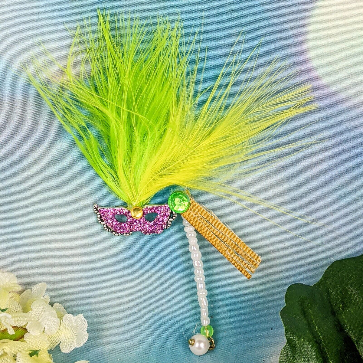 Mardi Gras Mask Miniature Dollhouse 1:6 or 1:12 – Scenic City Oddities