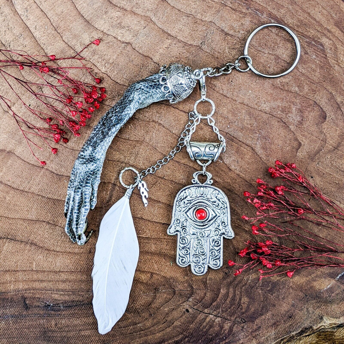 Iguana Lizard Claw Keychain & Talisman – Scenic City Oddities