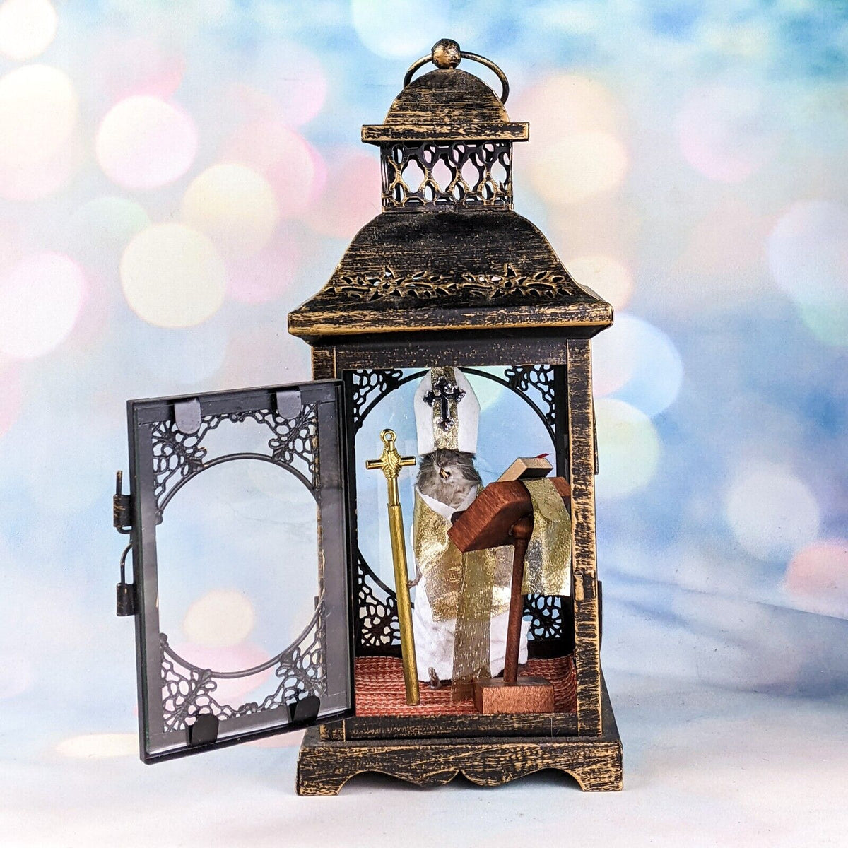 Mouse Pope RATzinger Lantern – Scenic City Oddities
